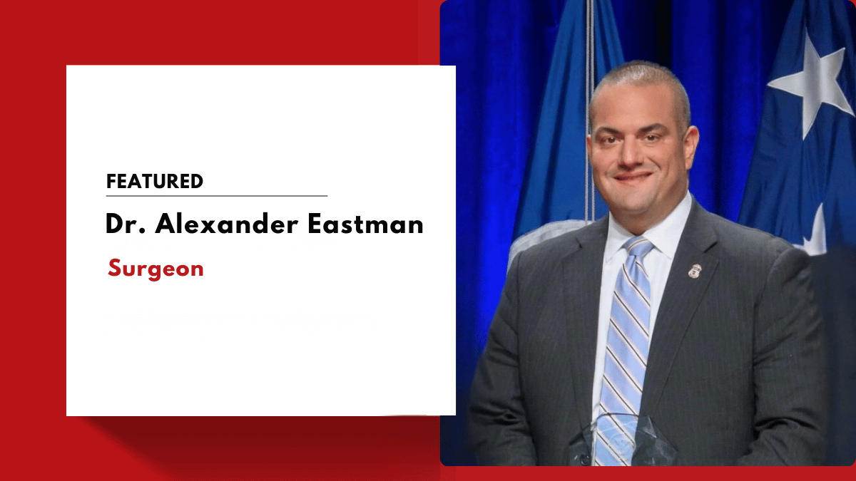 Dr. Alexander Eastman Becoming a World-Renowned Name in Mass Casualty ...